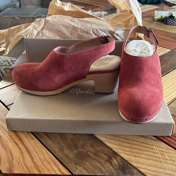 Madewell | Shoes | Madewell Burnt Orange Suede Clog | Poshmark